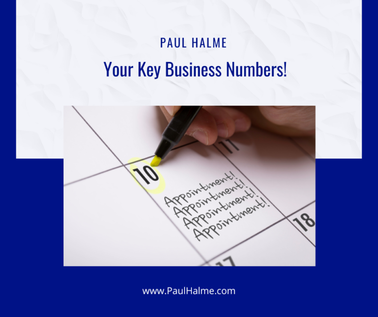 Your Key Business Numbers [Update 2020] | Paul Halme